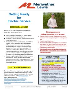 Get Electric Service – Meriwether Lewis Electric Cooperative